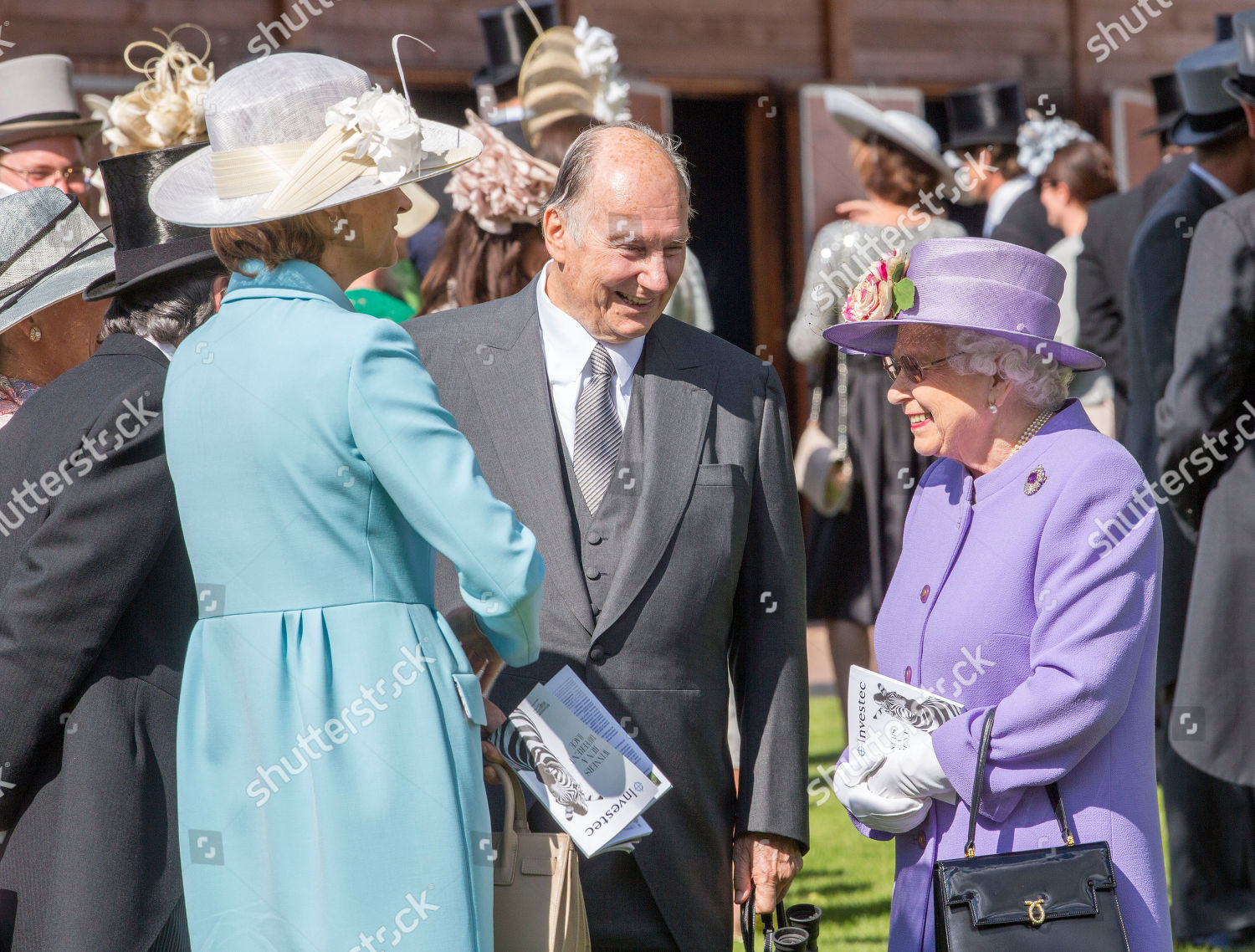 Queen Elizabeth Ii Aga Khan Editorial Stock Photo - Stock Image ...