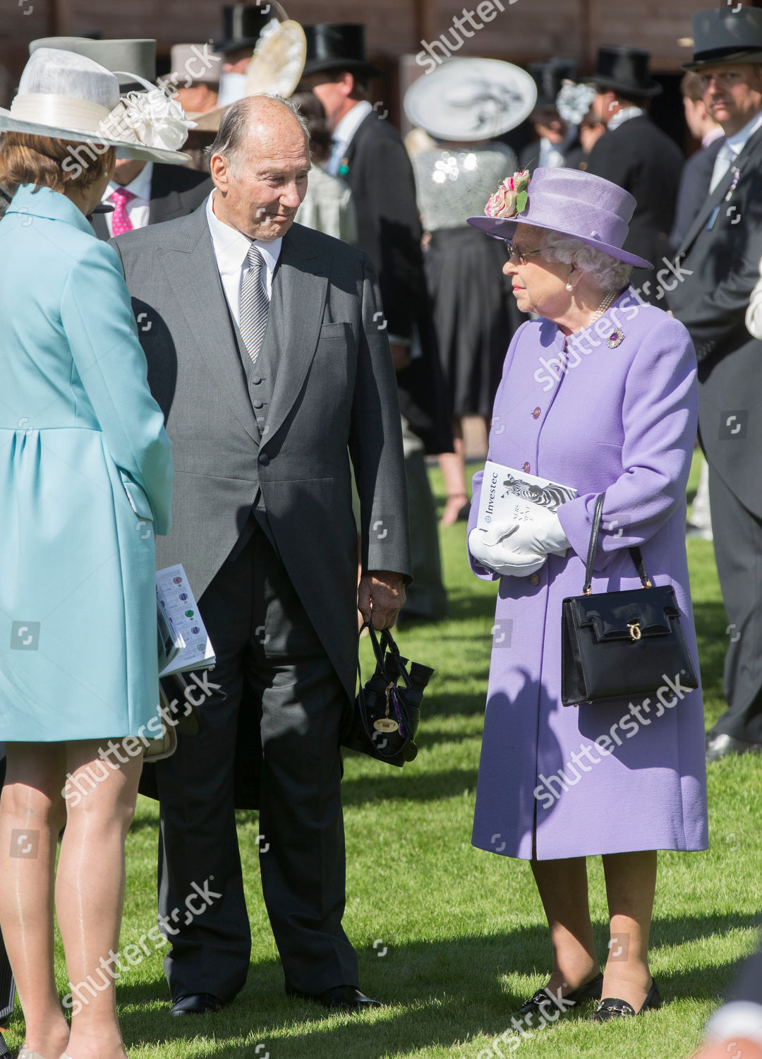Queen Elizabeth Ii Aga Khan Editorial Stock Photo - Stock Image ...