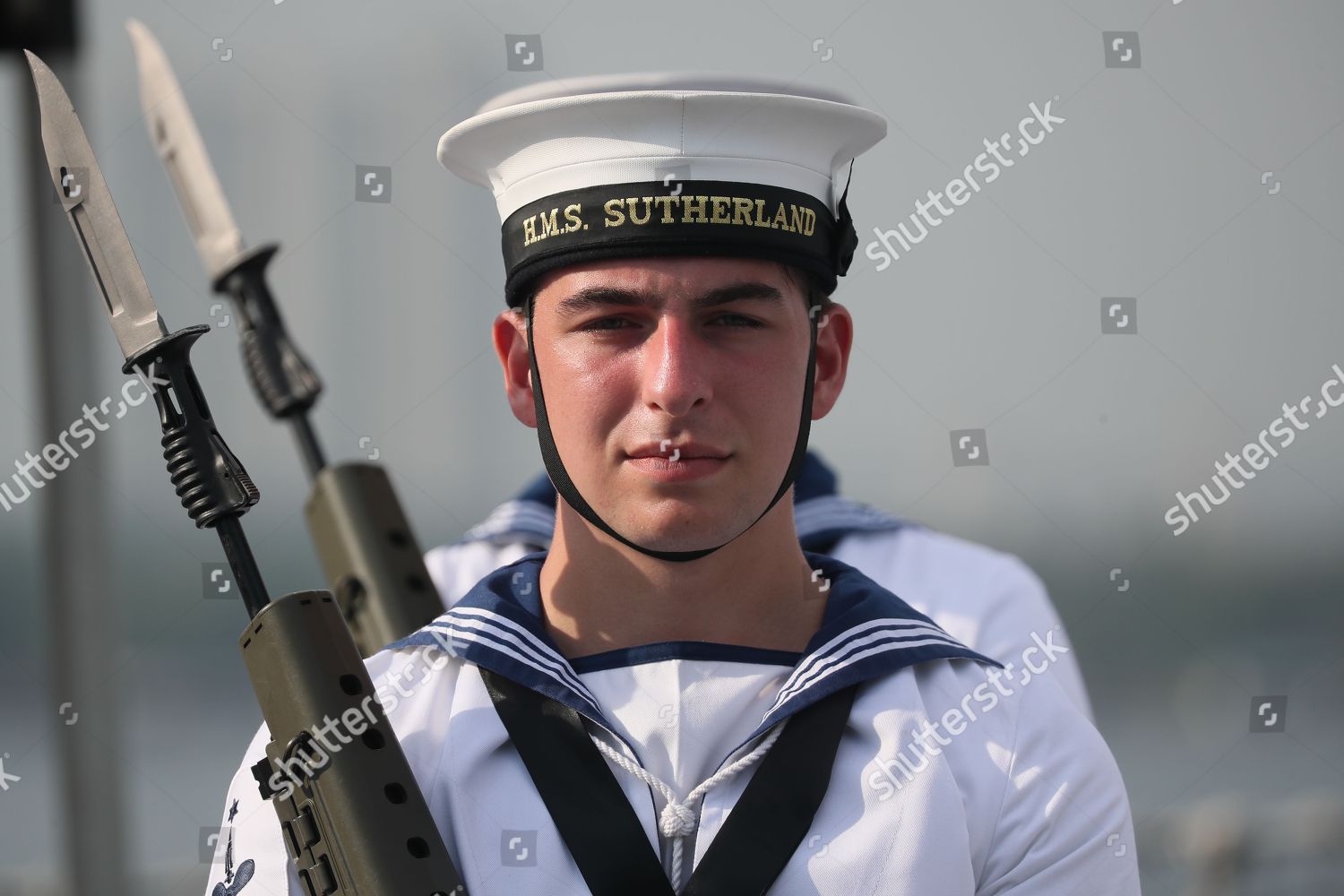 British Royal Navy Sailors Stand Formation Editorial Stock Photo ...
