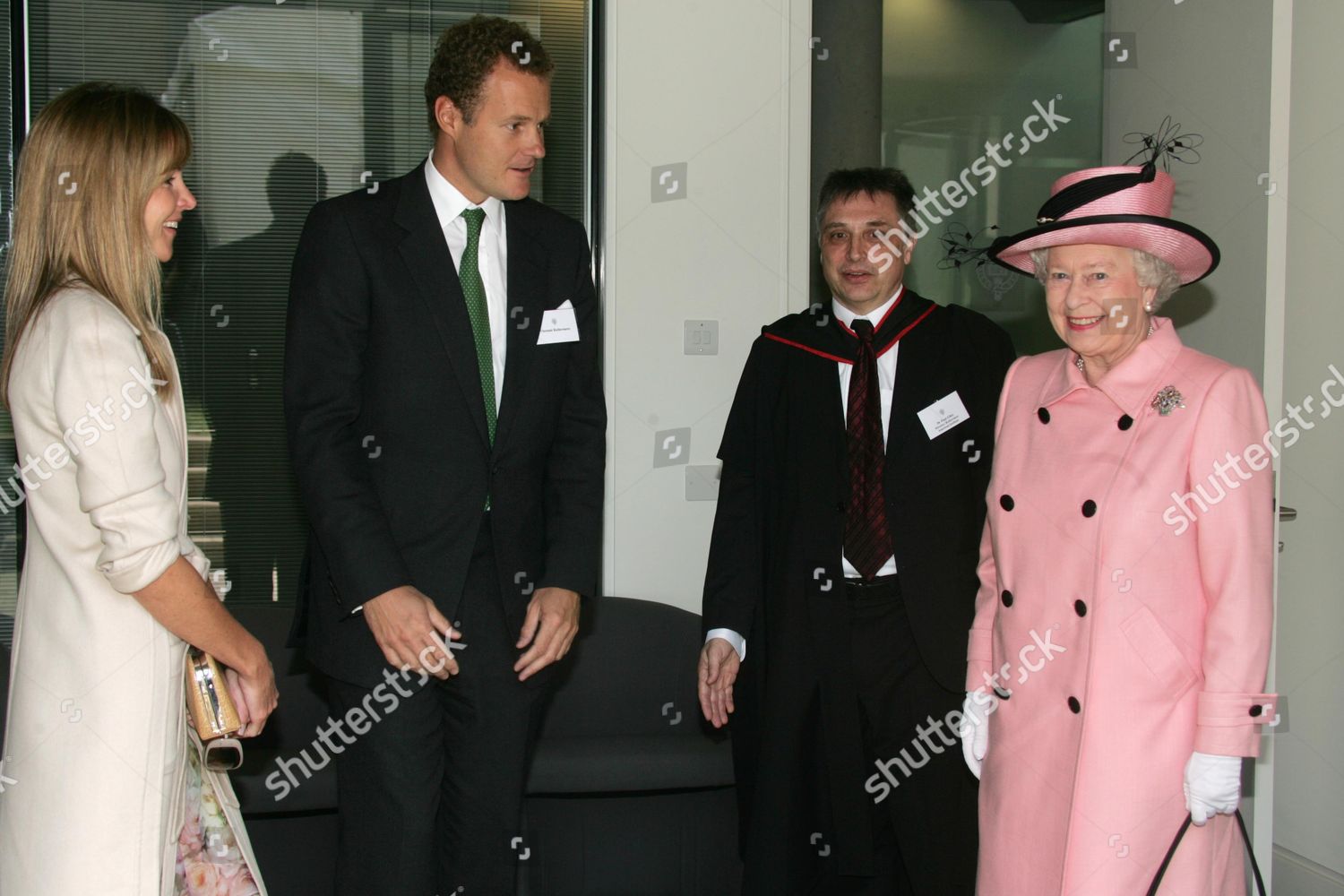 Lord Lady Rothermere Greet Queen Queen Editorial Stock Photo - Stock ...