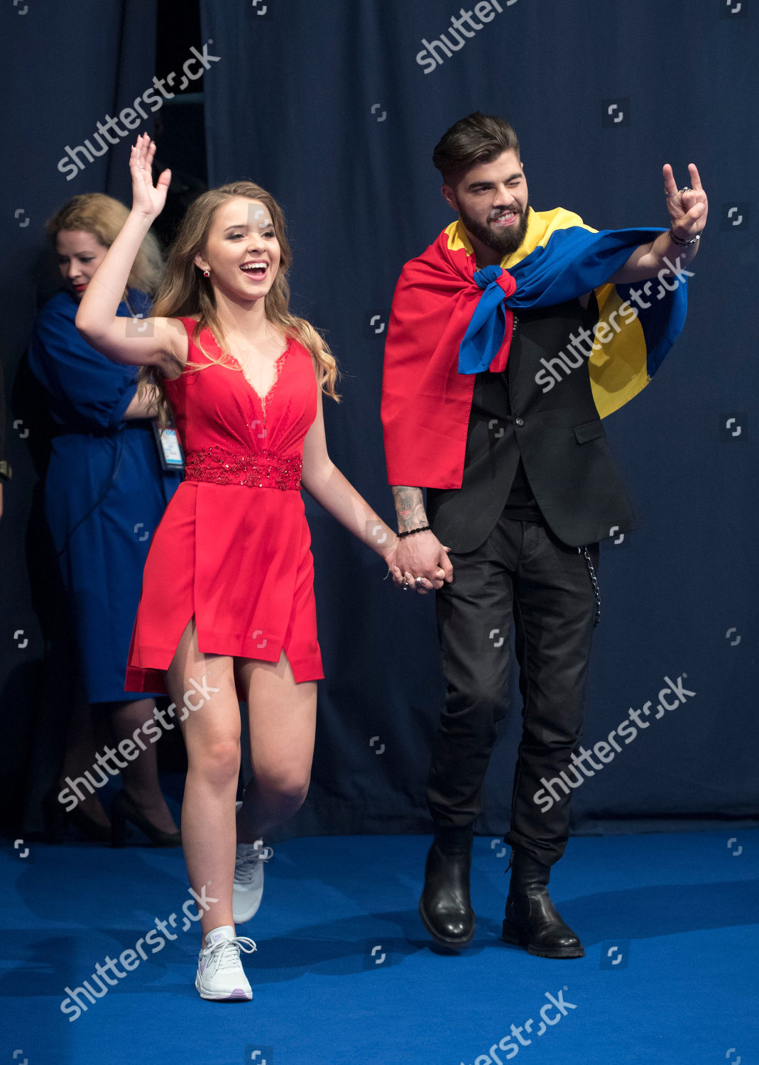 Ilinca Ft Alex Florea Eurovision Entrant Editorial Stock Photo - Stock ...