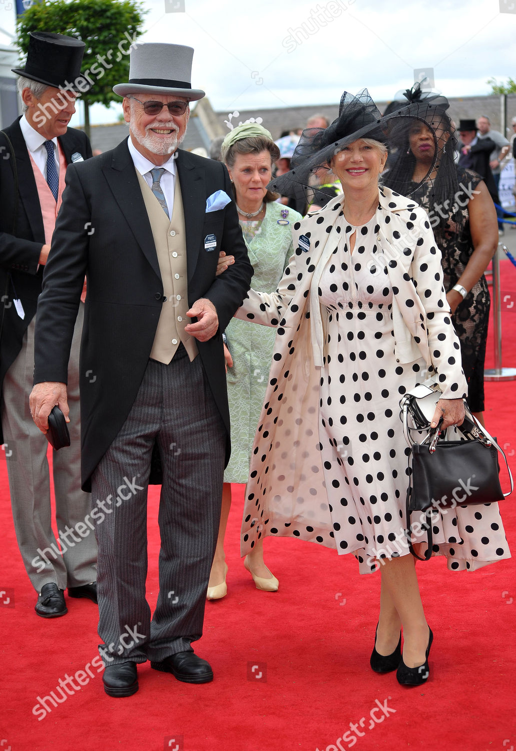 Helen Mirren Attends Epsom Derby On Editorial Stock Photo - Stock Image ...