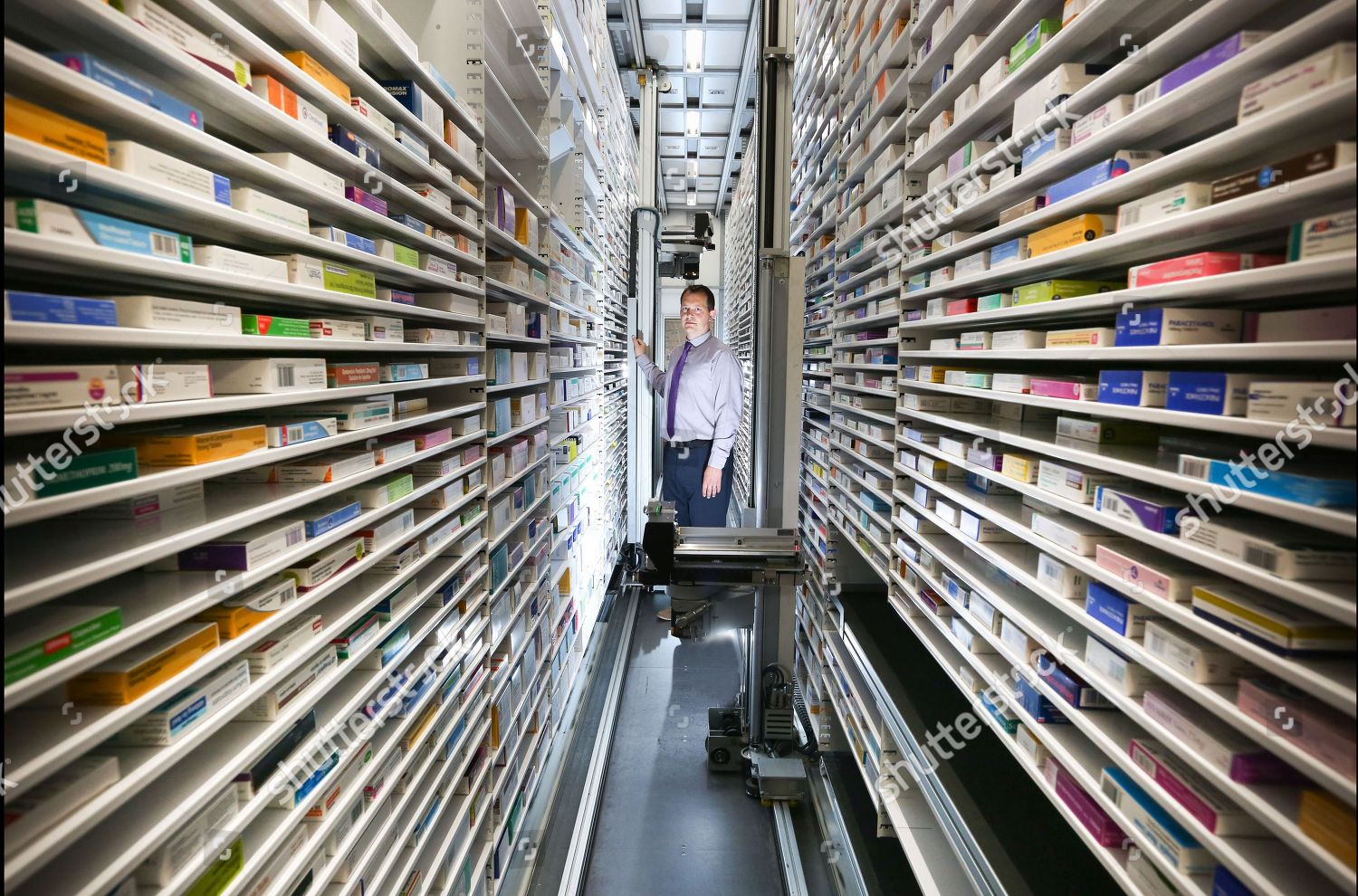 Dispensary Manager Aaron Bellamy Inside New Editorial Stock Photo ...