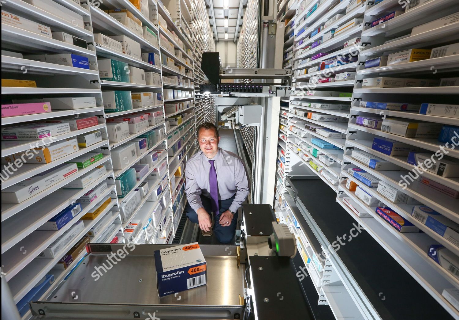 Dispensary Manager Aaron Bellamy Inside New Editorial Stock Photo ...