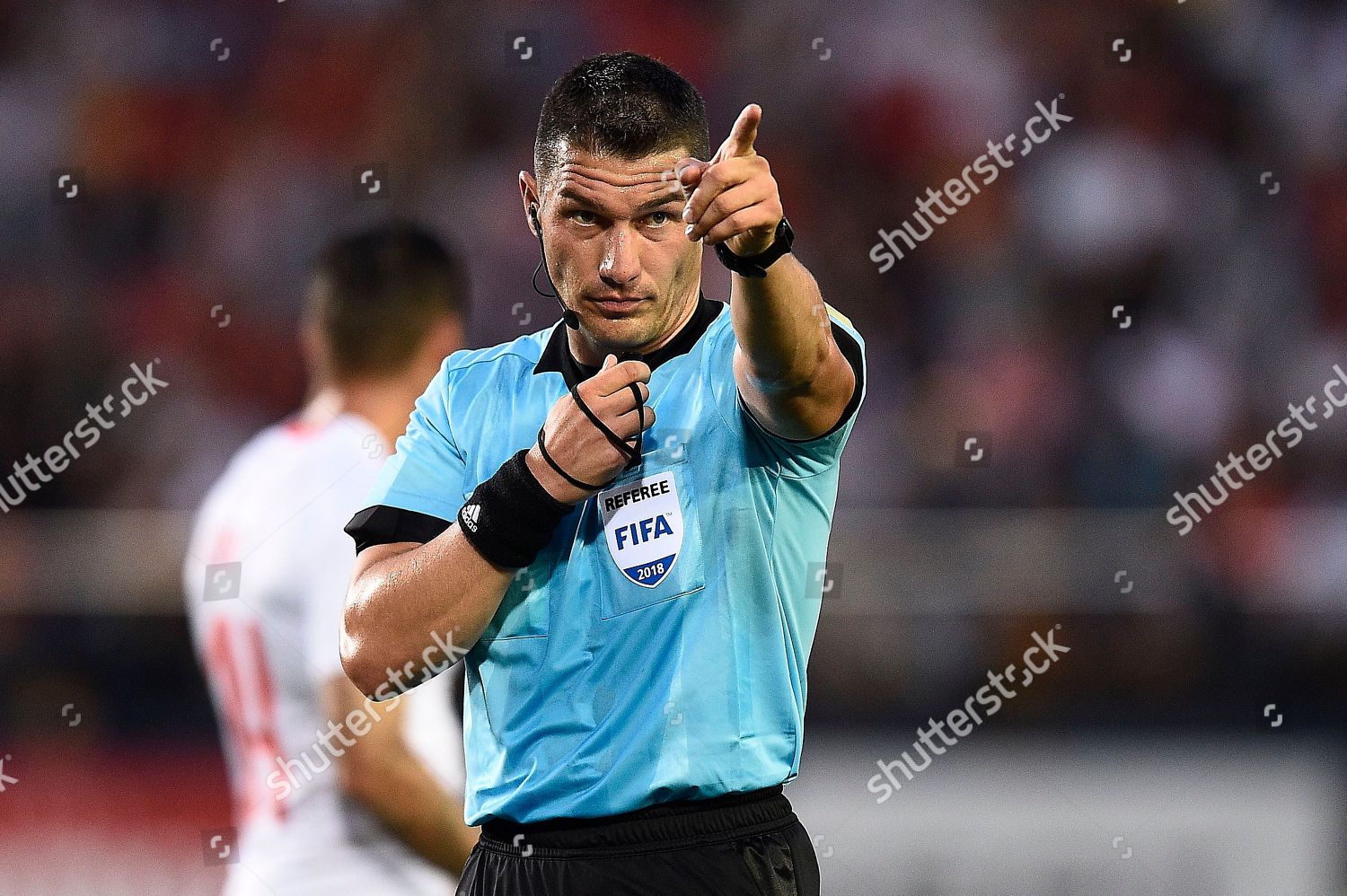 International Referee Istvan Kovacs Rumania Editorial Stock Photo ...