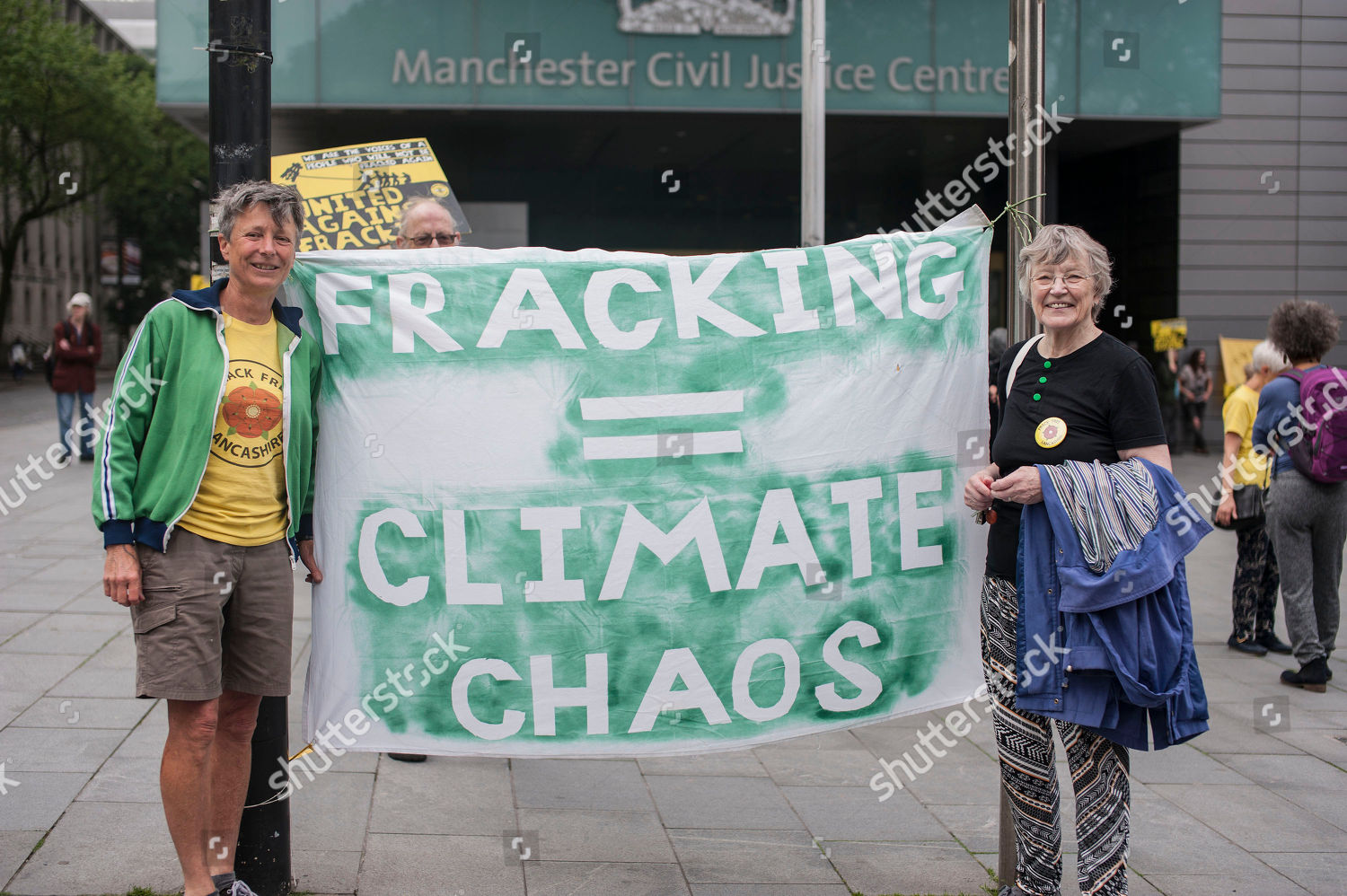Protester Seen Displaying Banner During Demonstration Editorial Stock ...