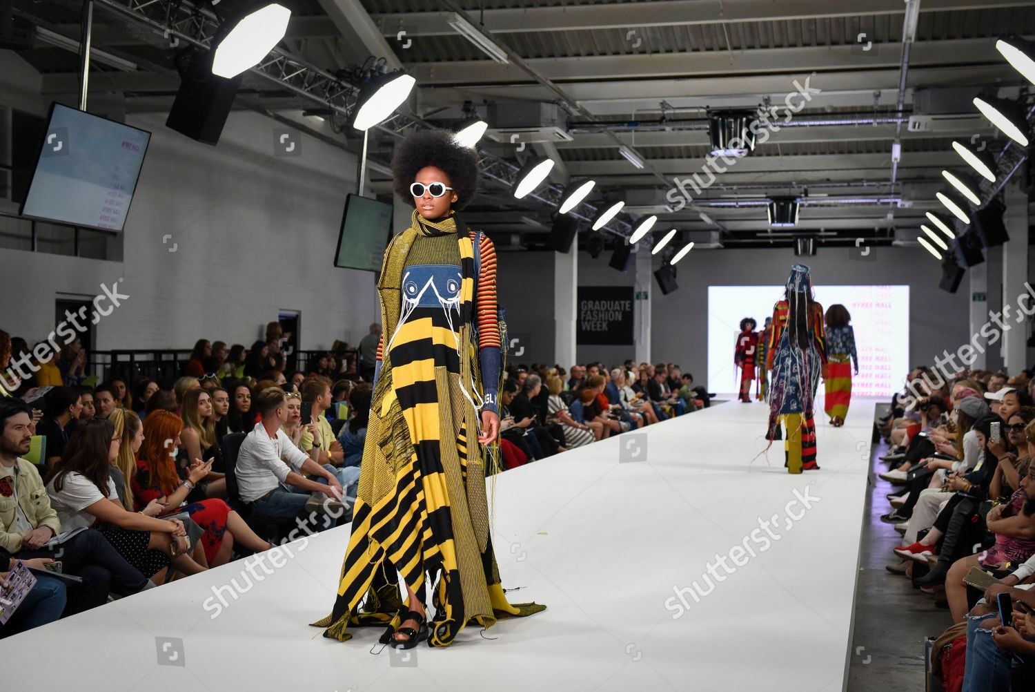 Model Presents Look By Nyree Hall Editorial Stock Photo - Stock Image ...