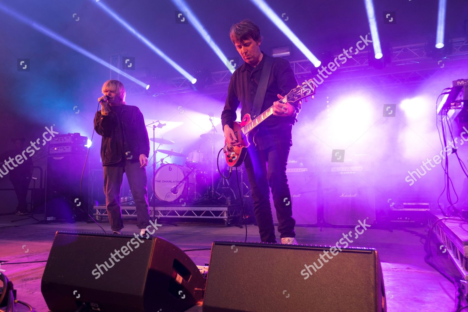 Tim Burgess Mark Collins Charlatans Editorial Stock Photo - Stock Image ...