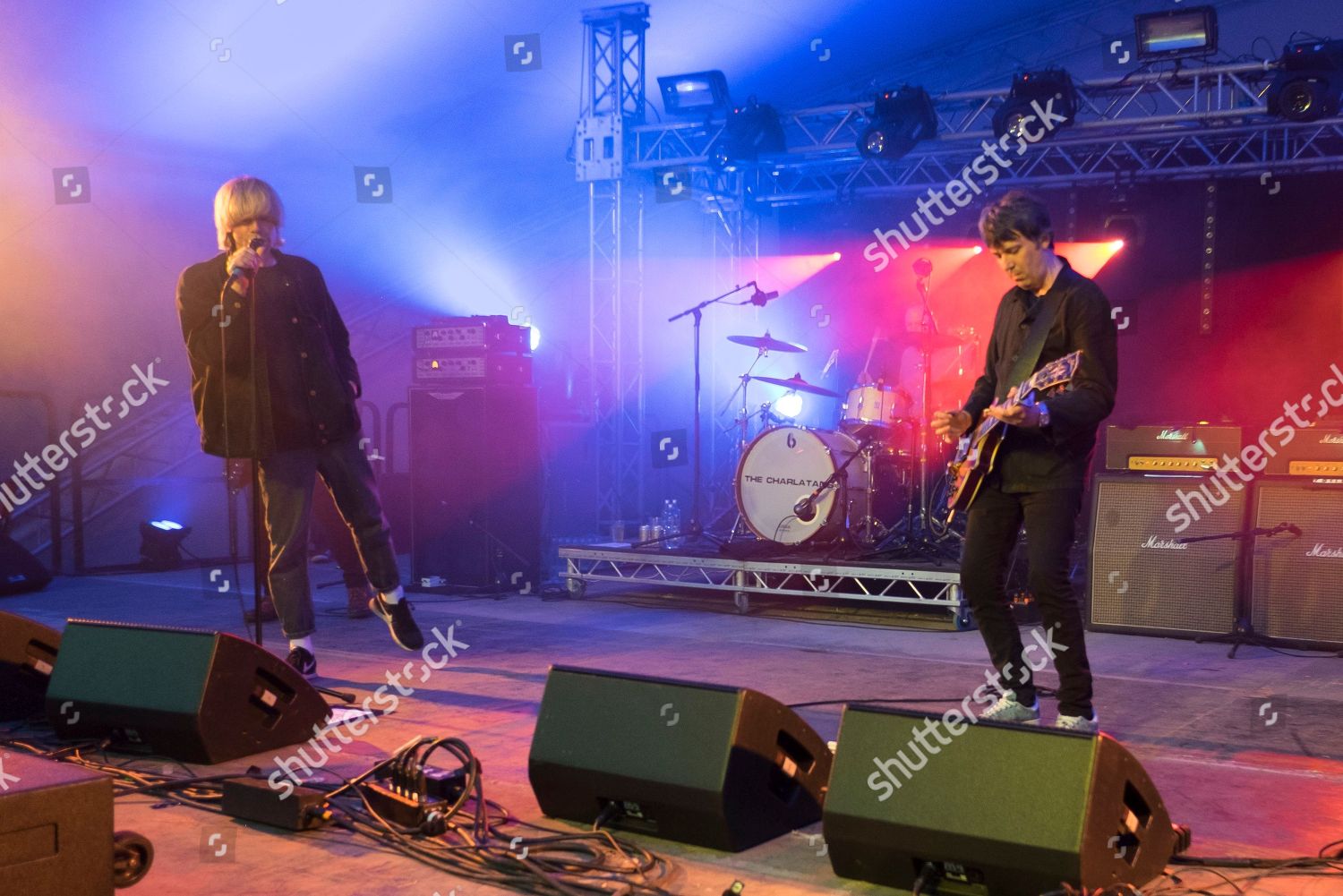 Tim Burgess Mark Collins Charlatans Editorial Stock Photo - Stock Image ...