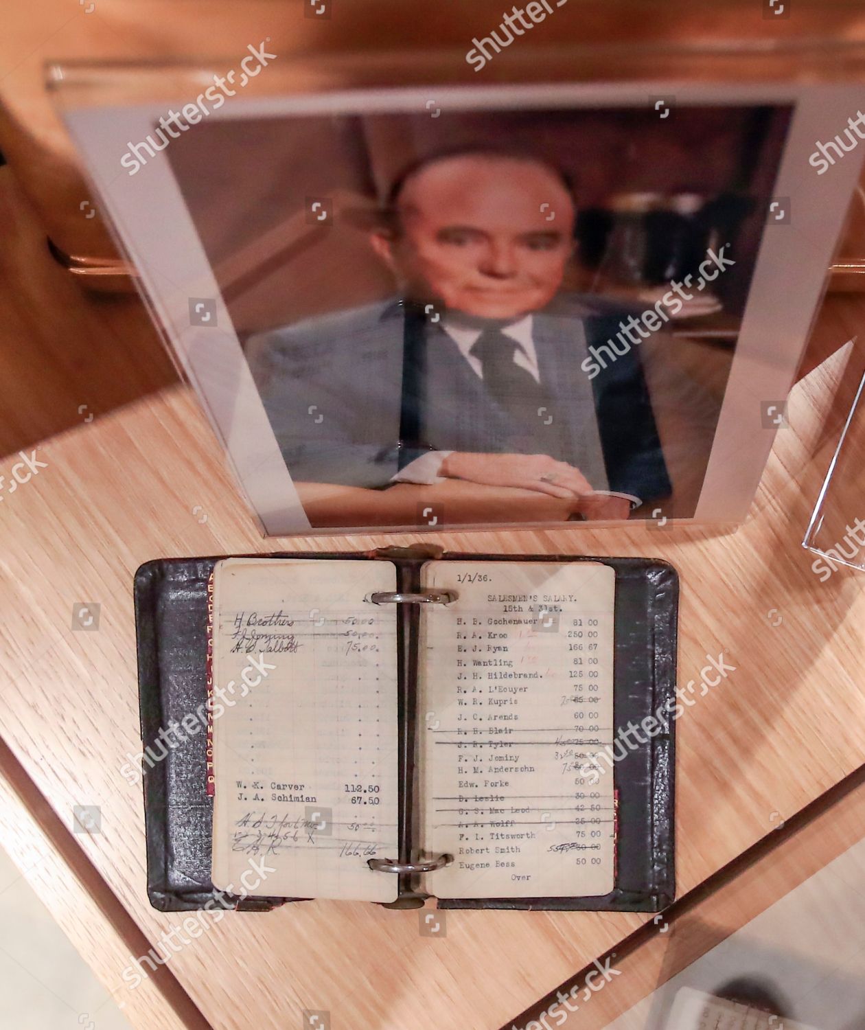 Portrait Mcdonalds Founder Ray Kroc Displayed Editorial Stock Photo ...