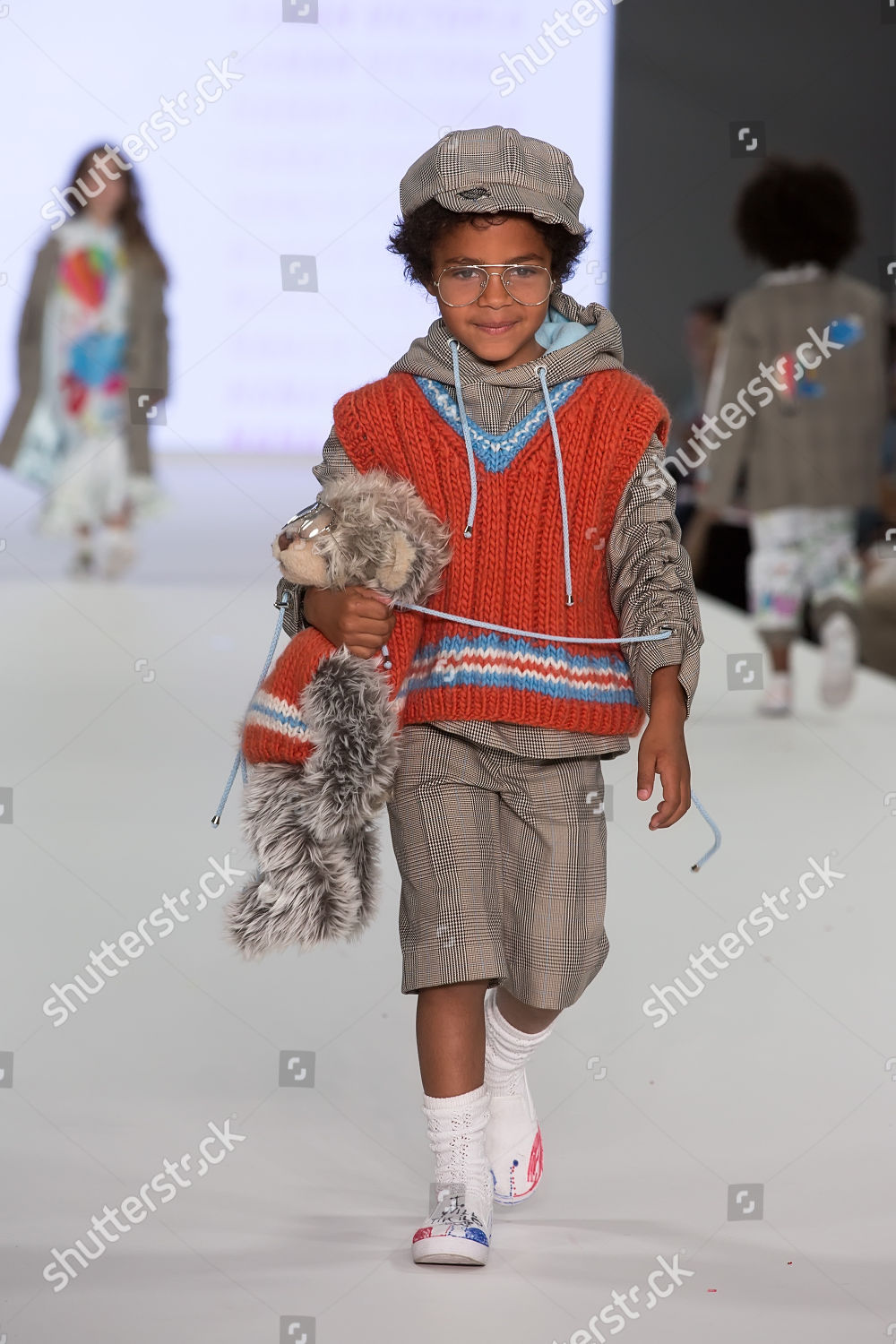 Child Model On Catwalk Editorial Stock Photo - Stock Image | Shutterstock