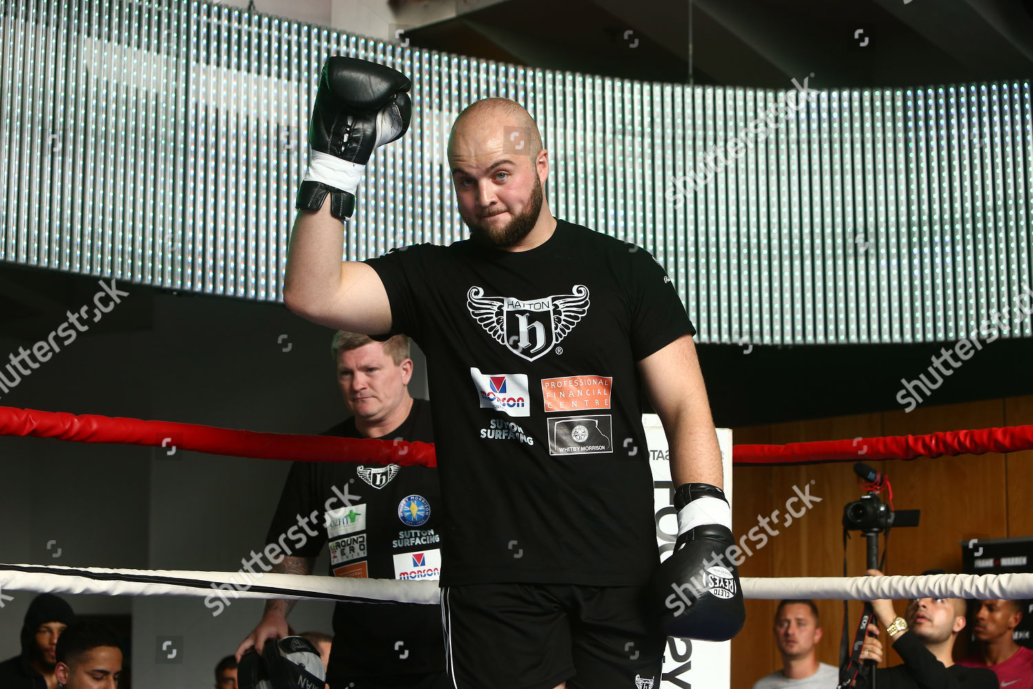 Heavyweight Nathan Gorman Trainer Ricky Hatton Editorial Stock Photo ...