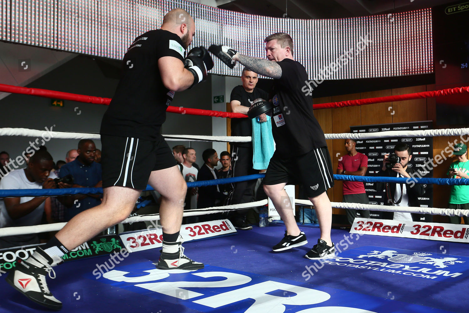 Heavyweight Nathan Gorman Trainer Ricky Hatton Editorial Stock Photo ...