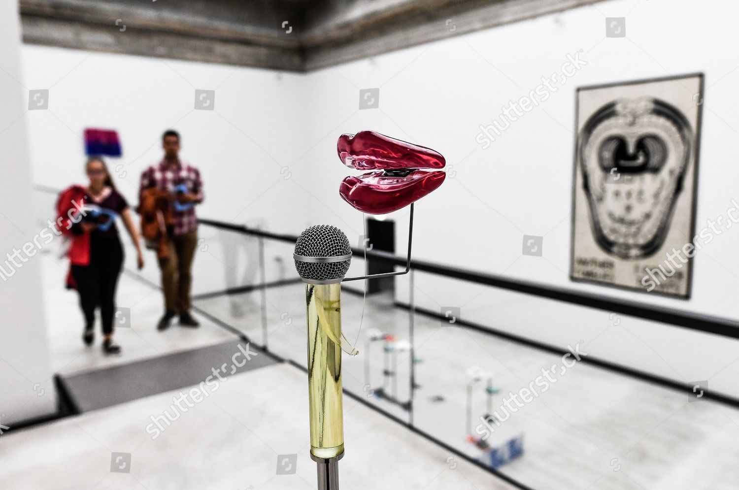 Artwork Gut Gab On Display During Editorial Stock Photo - Stock Image ...