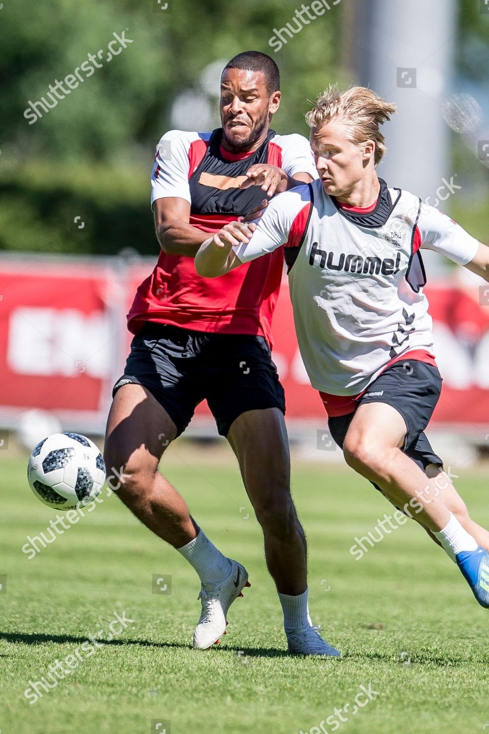 Mathias Zanka Jorgensen Kasper Dolberg Editorial Stock Photo - Stock ...