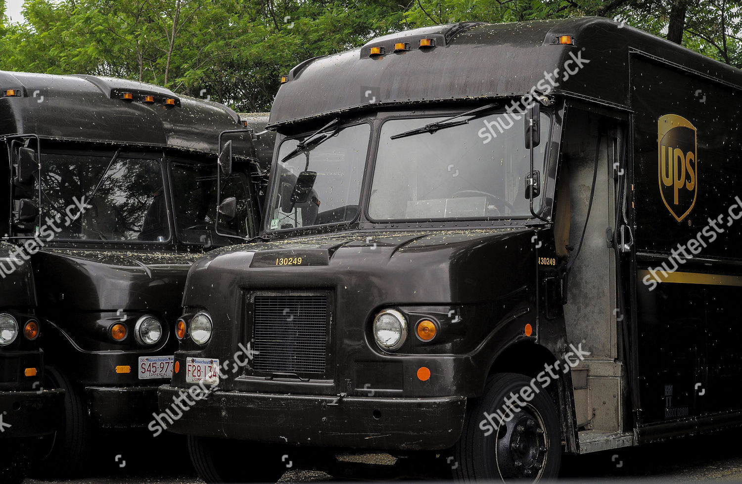 UNITED PARCEL SERVICE UPS VEHICLES DISTRIBUTION Editorial Stock Photo ...