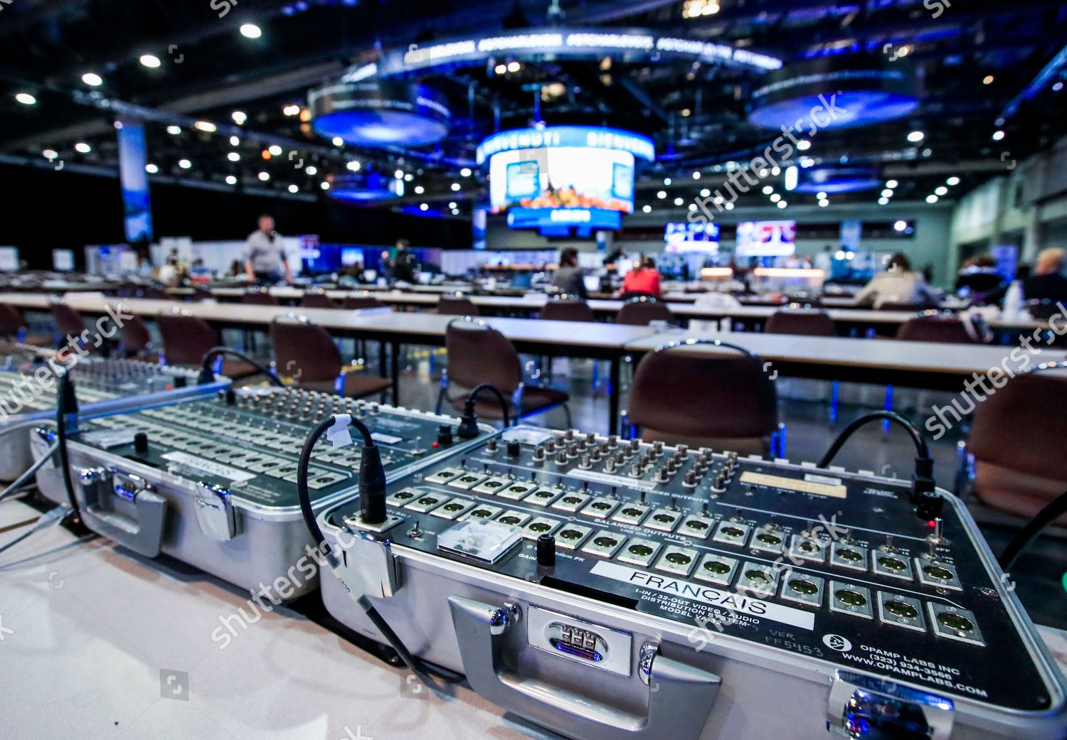 Audio Mult Boxes Display Languages Media Editorial Stock Photo - Stock ...