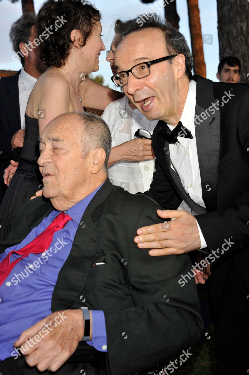 Roberto Benigni Bernardo Bertolucci Editorial Stock Photo - Stock Image ...