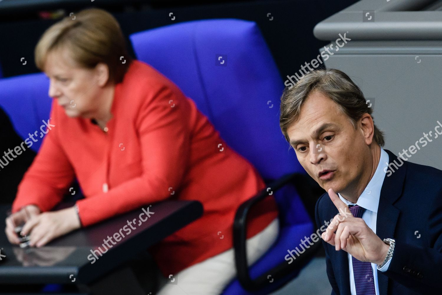 Angela Merkel Bernd Baumann Editorial Stock Photo - Stock Image ...