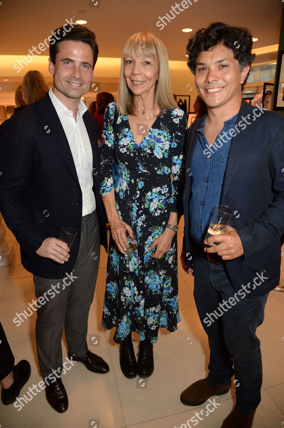 Leo Fenwick Penelope Tree Guest Editorial Stock Photo - Stock Image ...