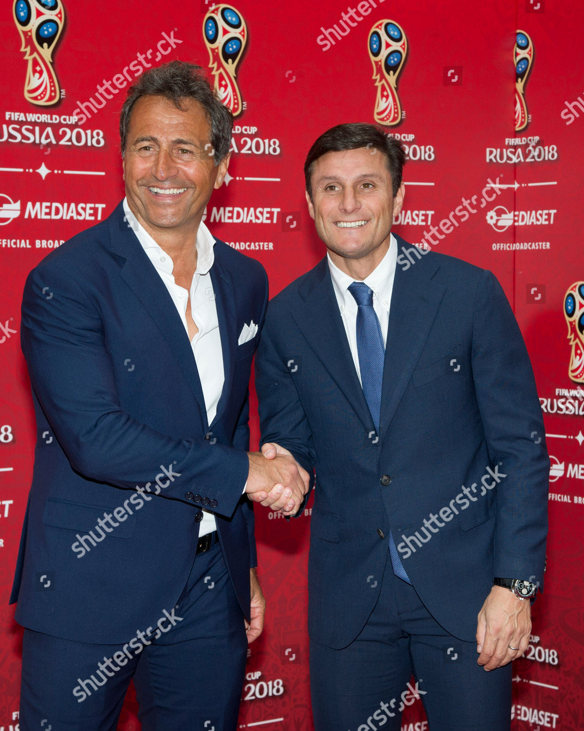 Riccardo Ferri Javier Zanetti Editorial Stock Photo - Stock Image ...