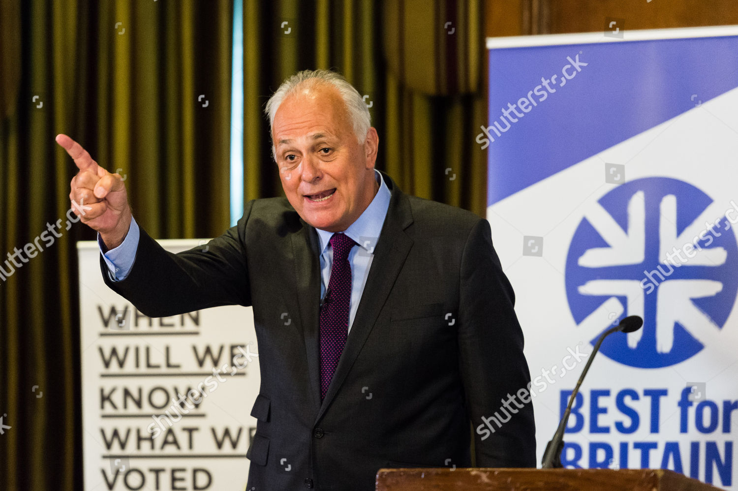Chairman Lord Mark Malloch Brown Takes Editorial Stock Photo - Stock ...