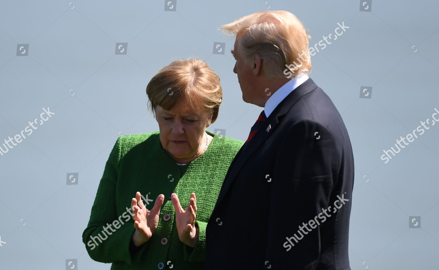 Angela Merkel Donald Trump Editorial Stock Photo - Stock Image ...