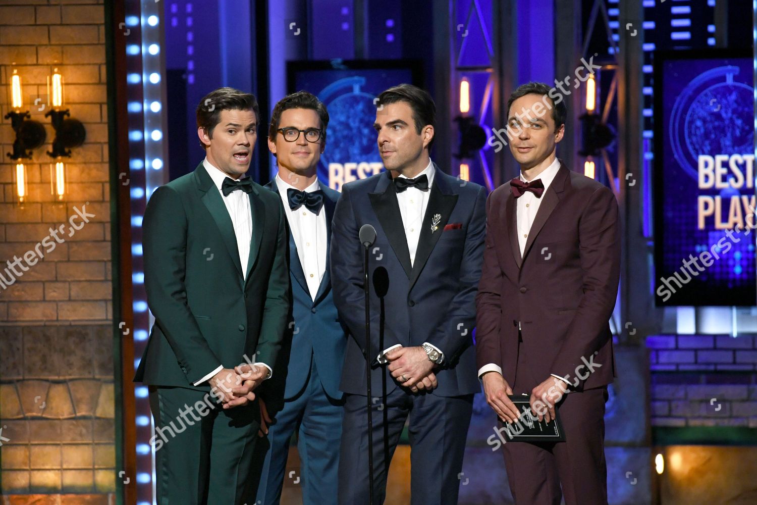 Andrew Rannells Matt Bomer Zachary Quinto Editorial Stock Photo - Stock ...