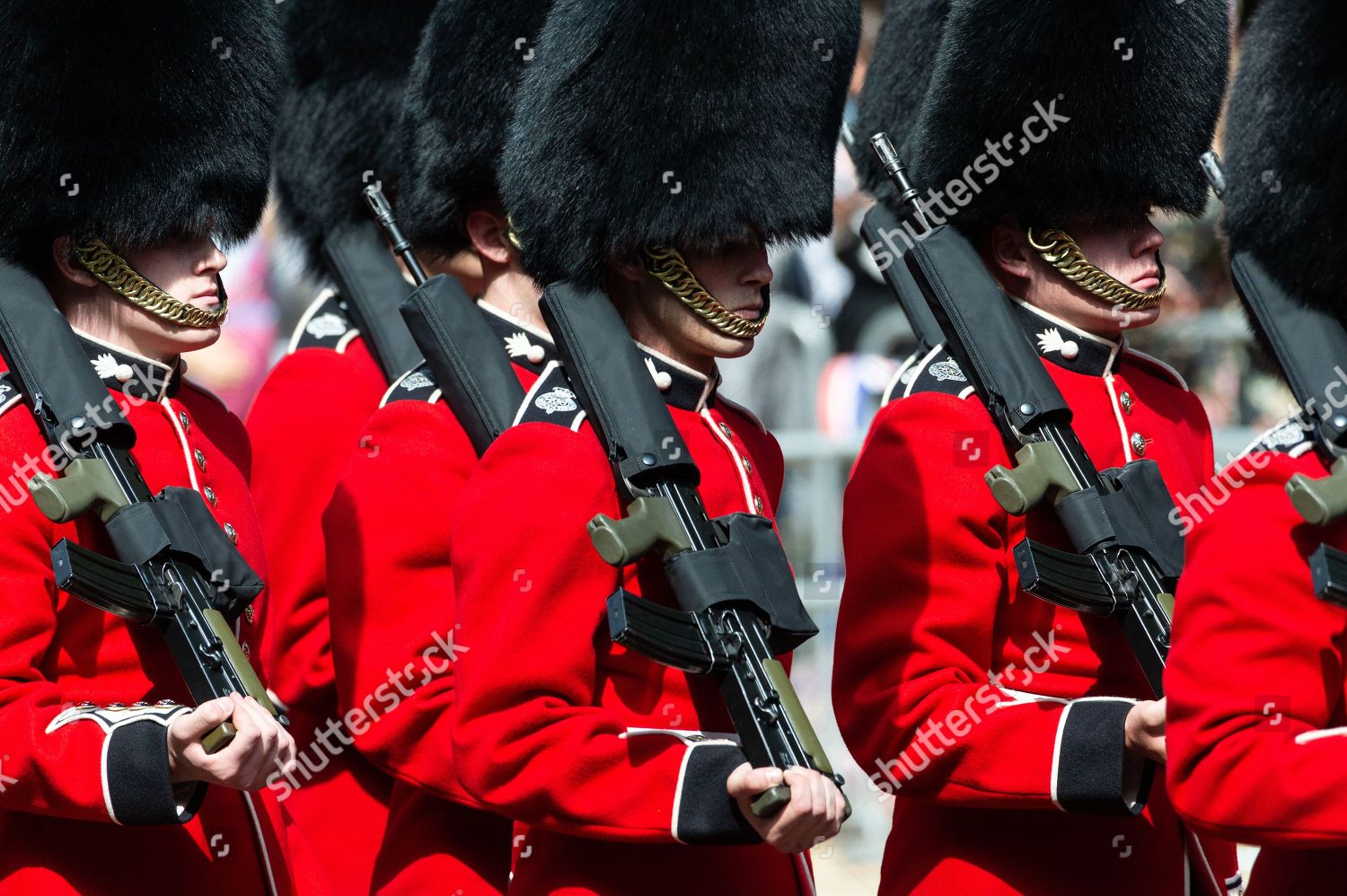 Coldstream Guards Marching On Parade Mall Editorial Stock Photo - Stock ...