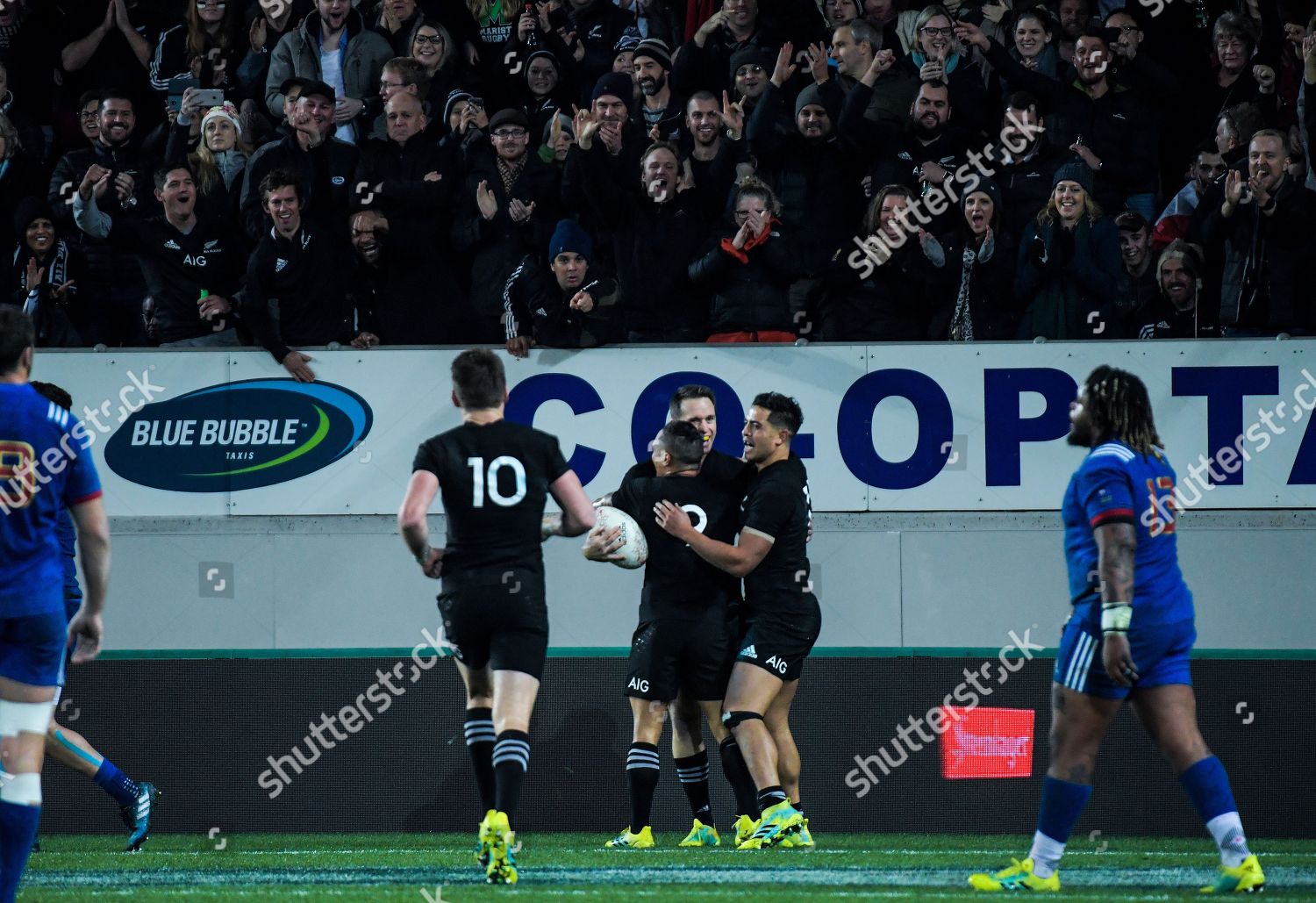All Blacks Celebrate Ben Smiths Try Editorial Stock Photo - Stock Image ...