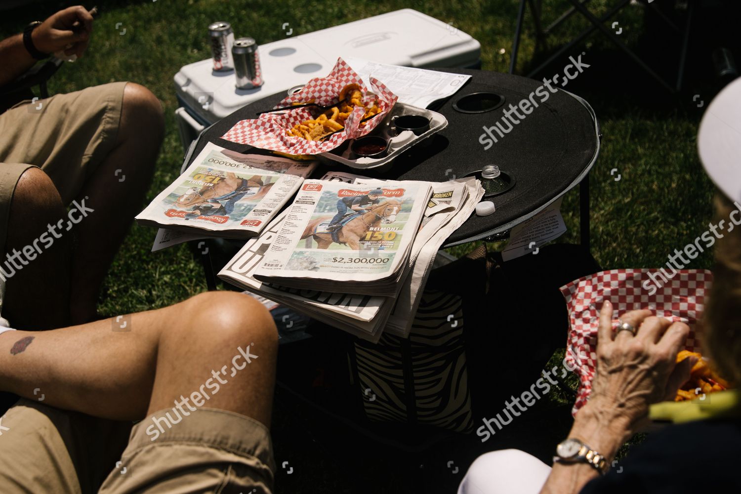 People Eat Under Sun Before 150th Editorial Stock Photo - Stock Image ...