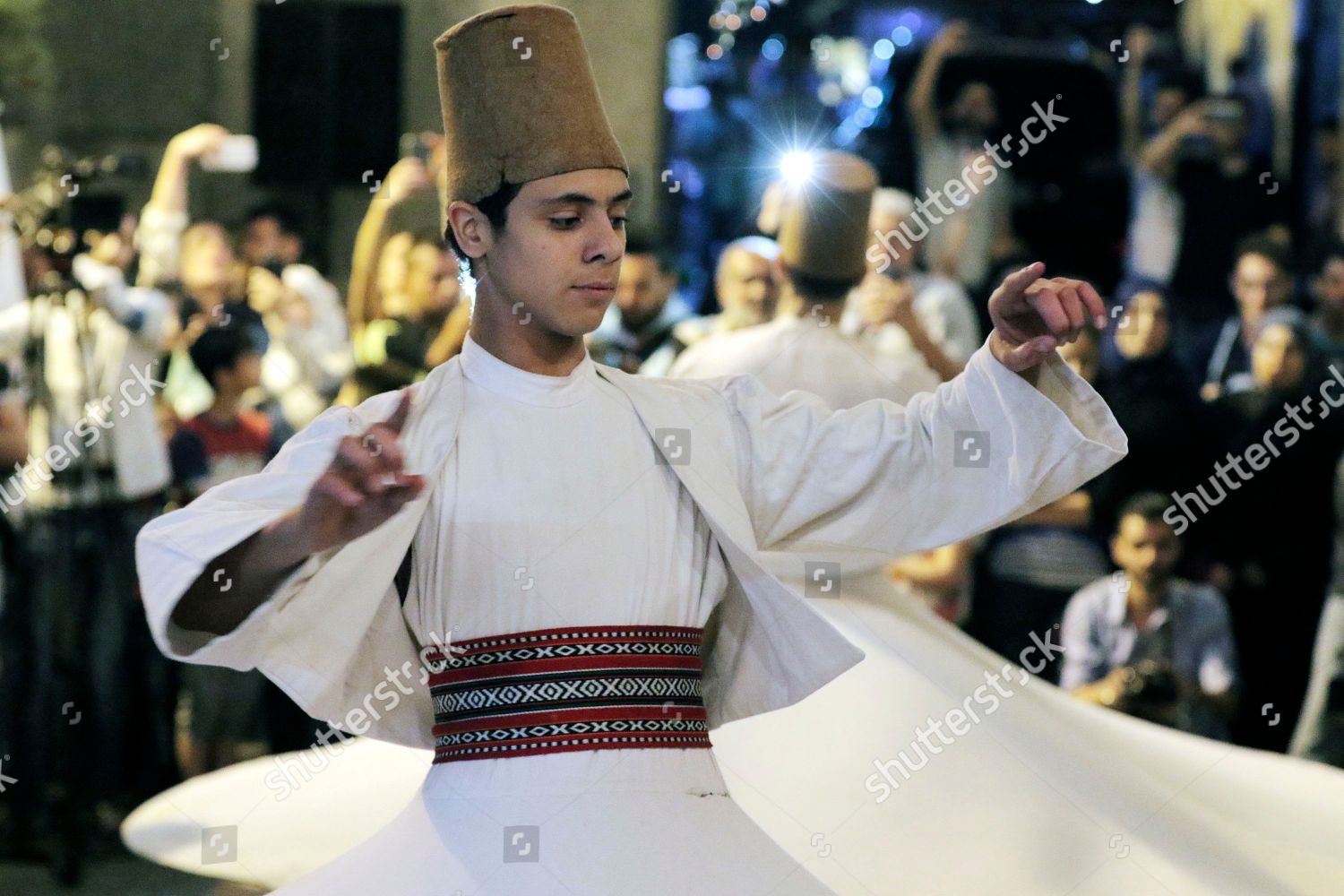 Syrian Dancers Perform Traditional Dervish Dance Editorial Stock Photo ...