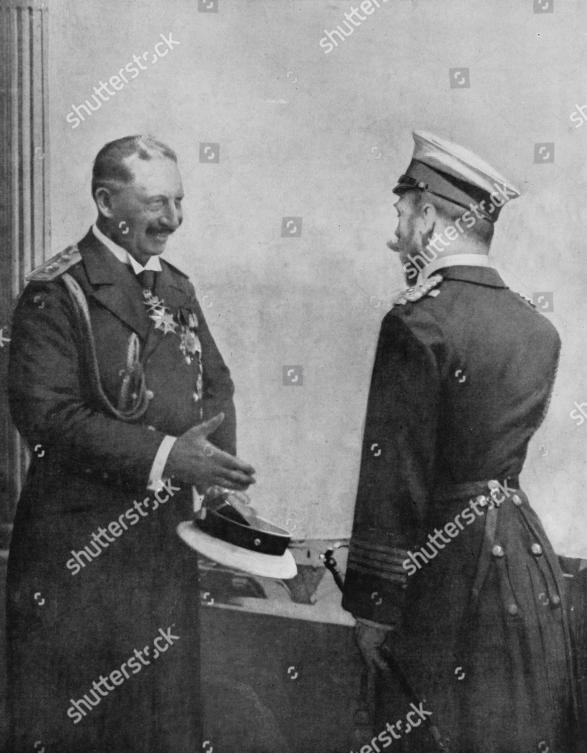 Wilhelm Ii German Emperor Nicholas Ii Editorial Stock Photo - Stock ...