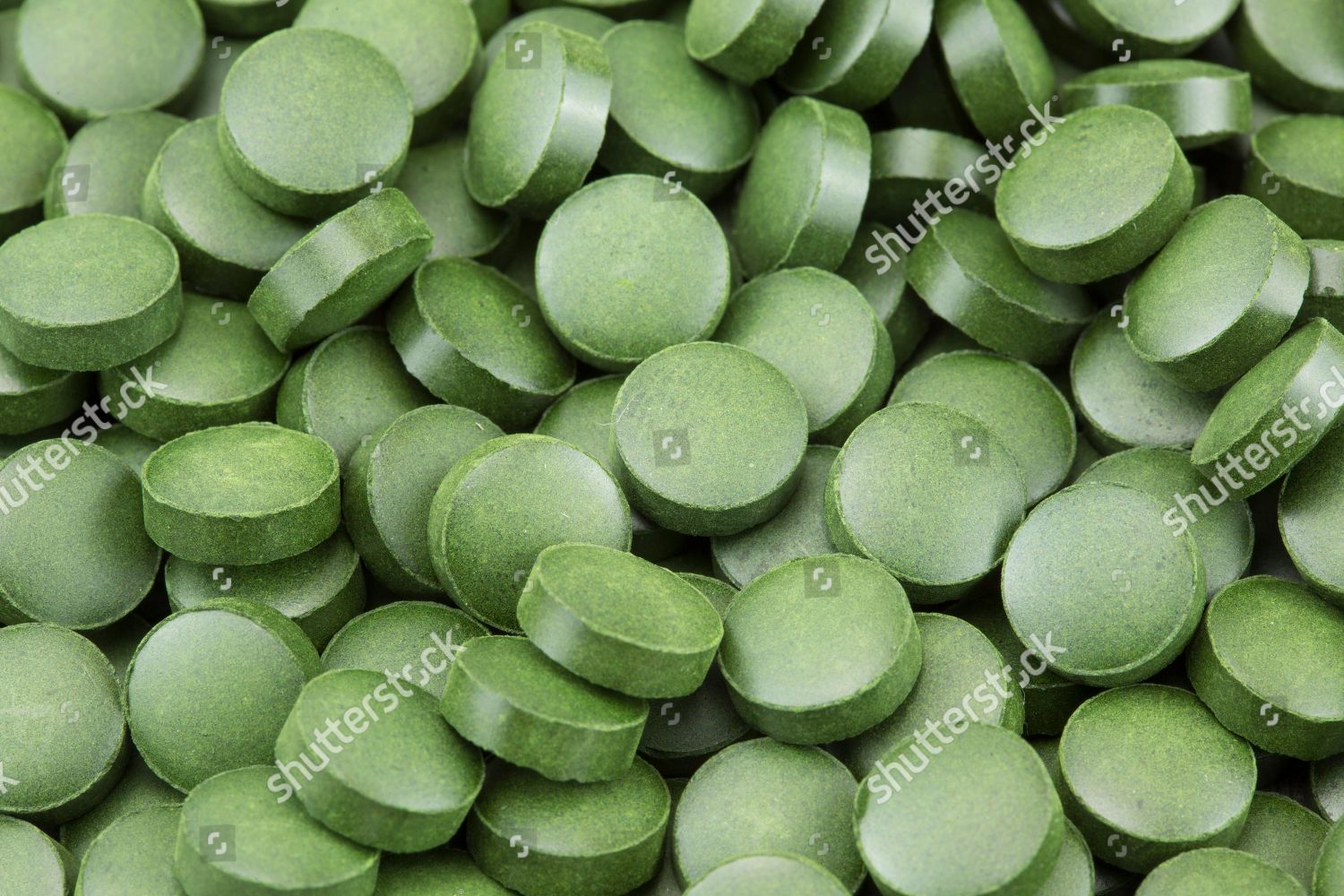 Chlorella Freshwater Algae Pellets Closeup Editorial Stock Photo ...