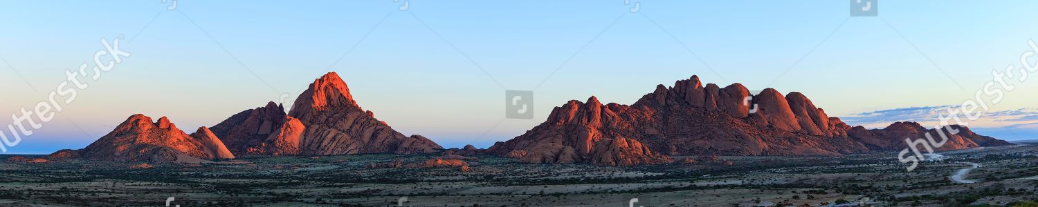 Panorama Spitzkoppe Pontok Mountains Erongo Region Editorial Stock ...