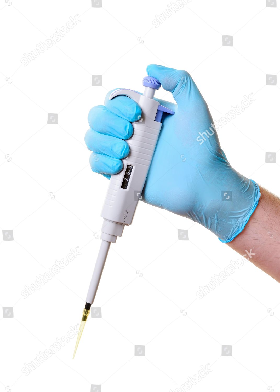 Model Released Pipette Adjustable Volume Micropipette Editorial Stock ...