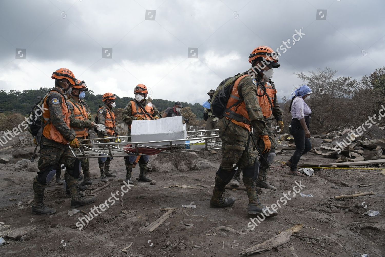 Military Continues Search Rescue Efforts Victims Editorial Stock Photo ...