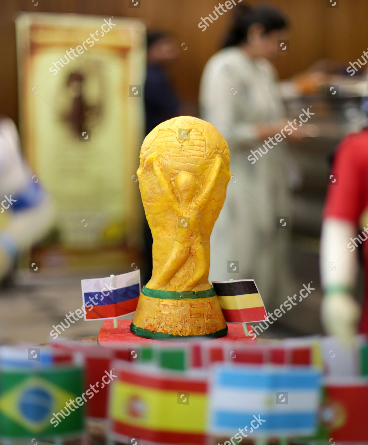 Indian Sweet Made Shape Fifa World Editorial Stock Photo - Stock Image ...