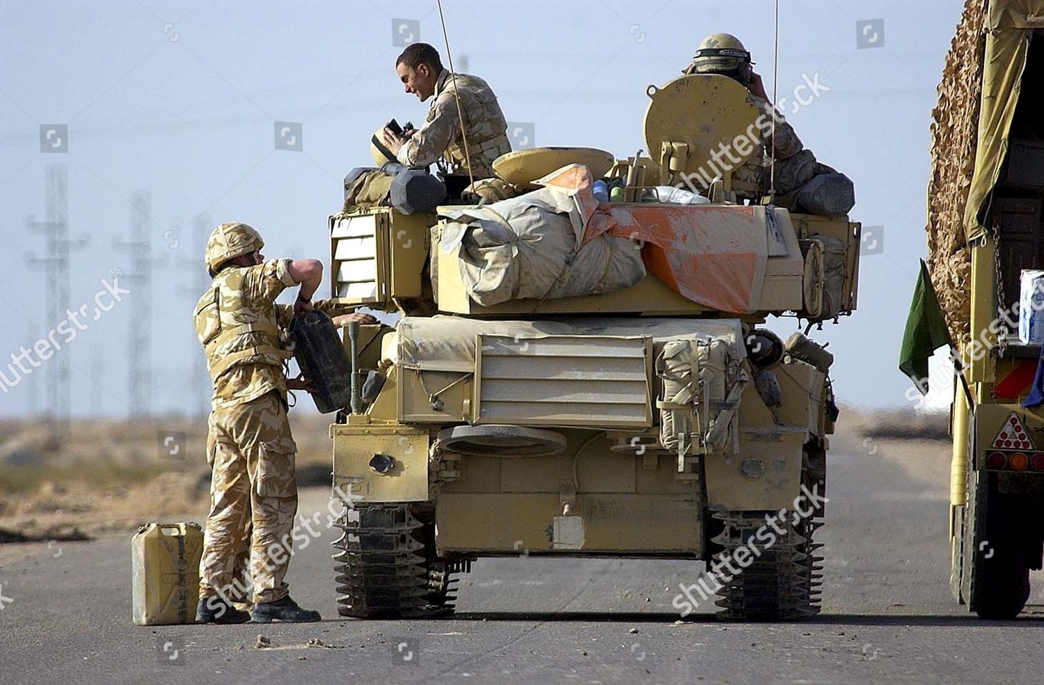 Household Cavalry Reg Scimitar Tank Crews Editorial Stock Photo - Stock ...