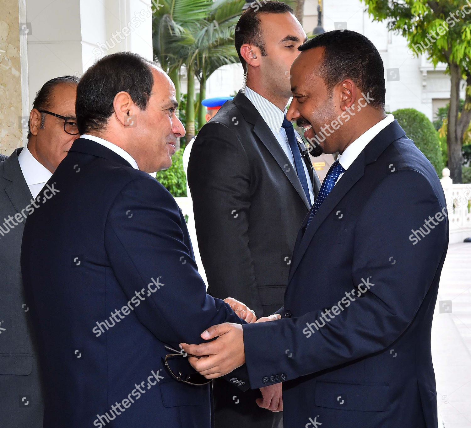 Egyptian President Abdel Fattah Alsisi Meets Editorial Stock Photo ...