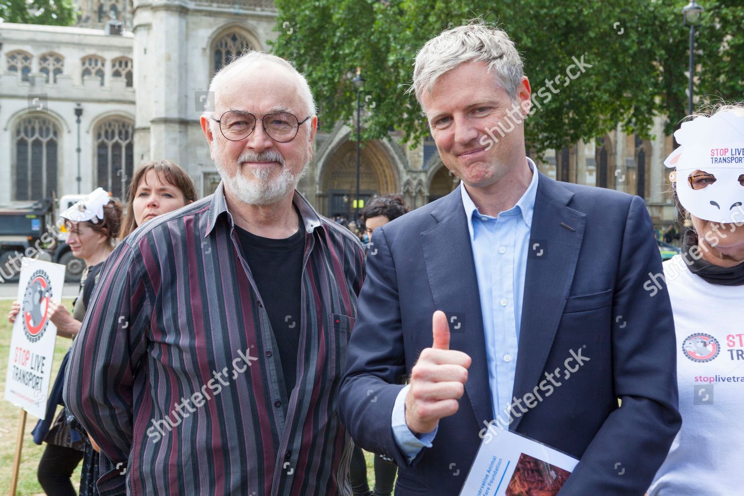 Peter Egan L Zac Goldsmith Mp Editorial Stock Photo - Stock Image ...