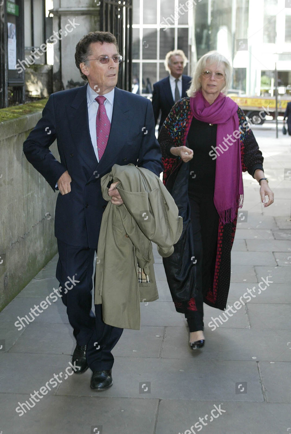 Robert Powell Wife Babs Arriving Ross Editorial Stock Photo - Stock ...