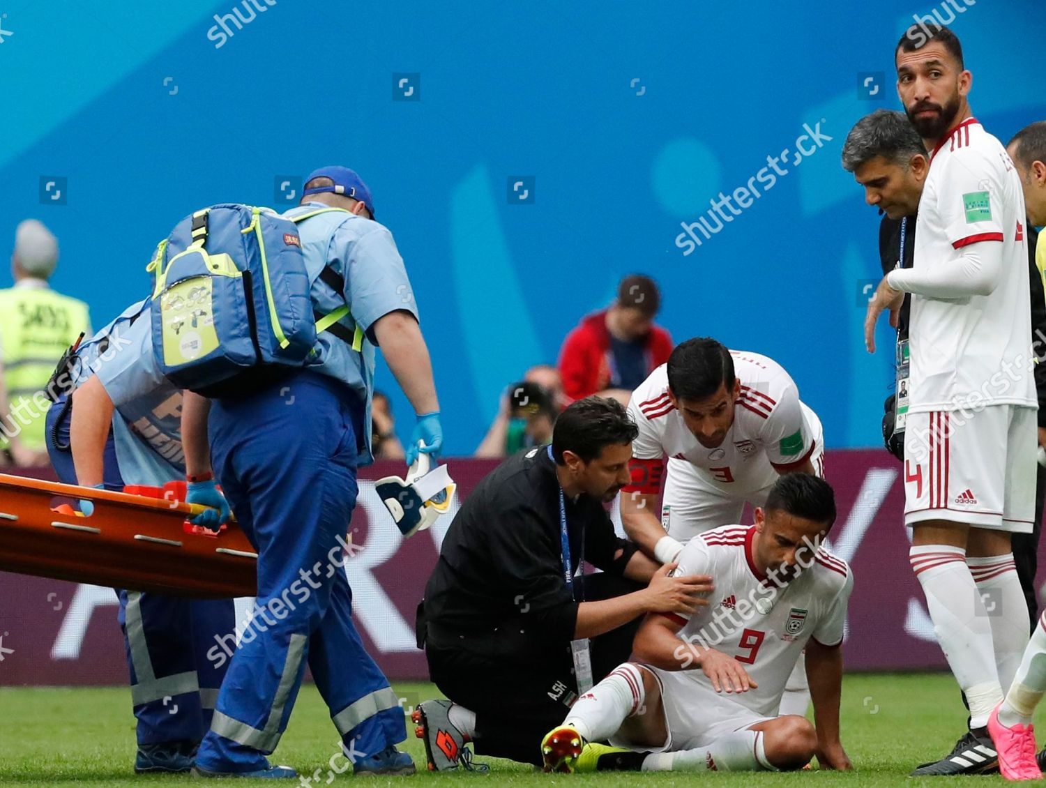 Omid Ebrahimi C Iran Receives Medical Editorial Stock Photo - Stock ...