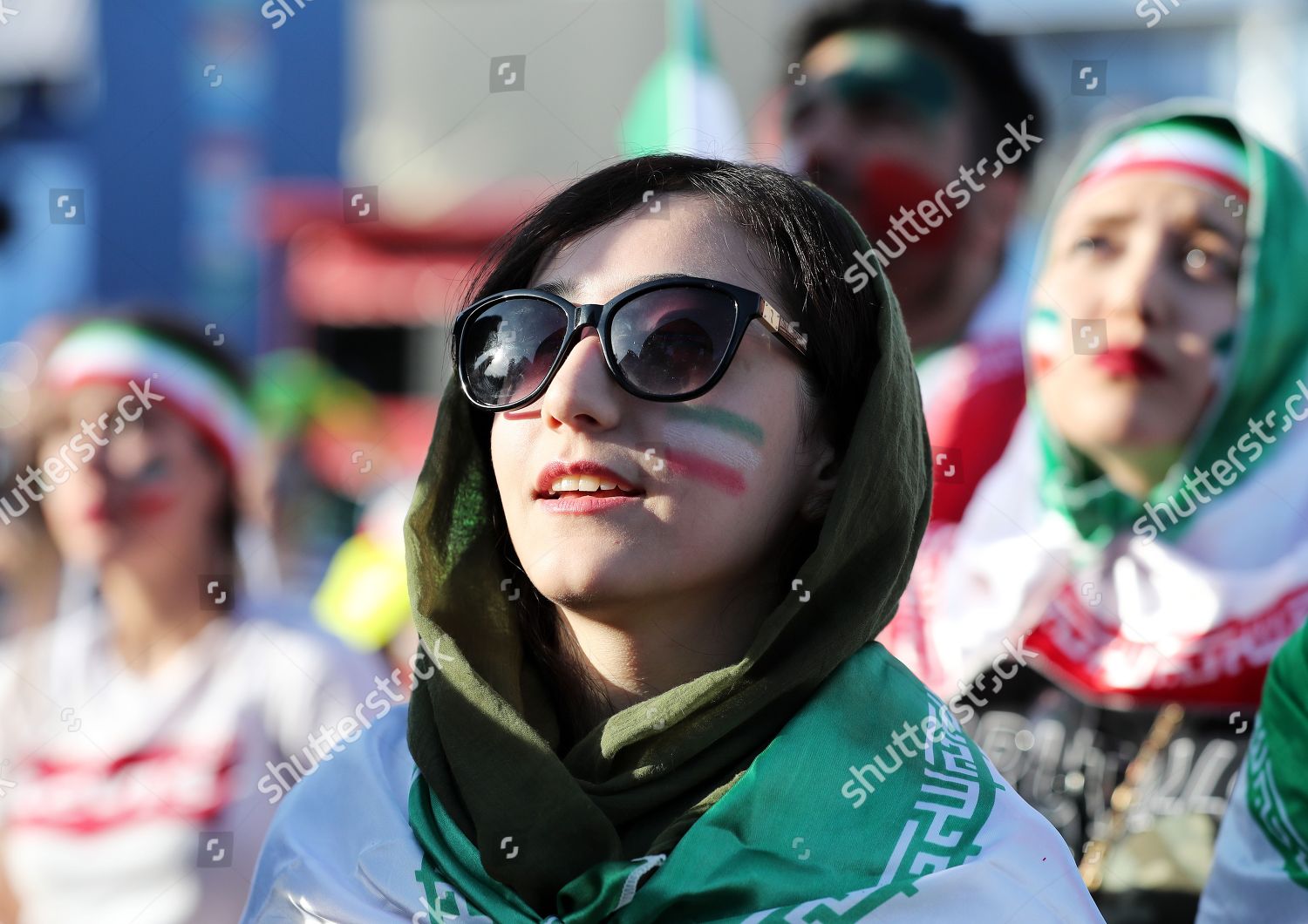 Fans Iran Watch Fifa World Cup Editorial Stock Photo - Stock Image ...
