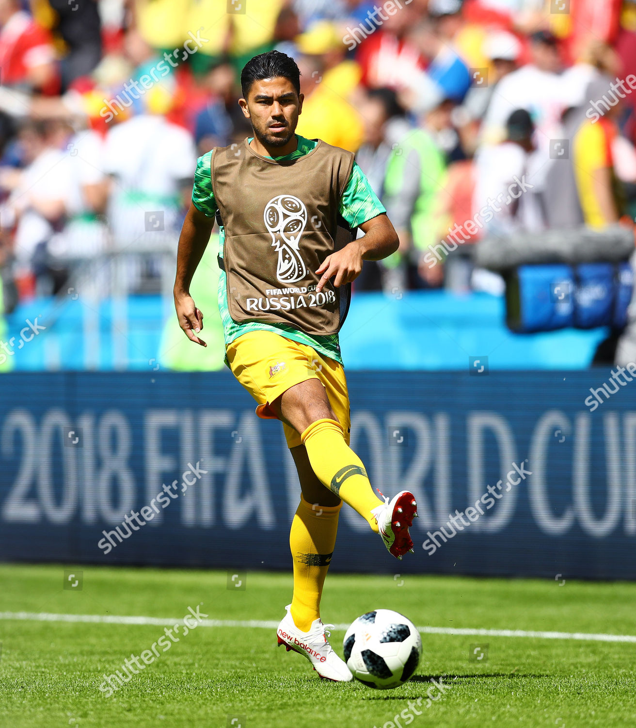 Massimo Luongo Australia Warms Ahead Game Editorial Stock Photo - Stock ...