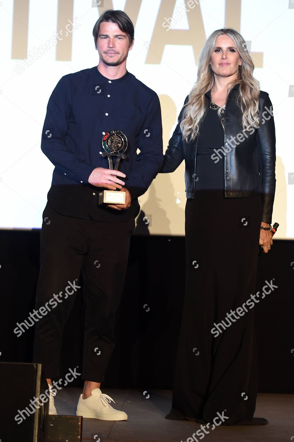 Tiziana Rocca Josh Hartnett Editorial Stock Photo - Stock Image ...