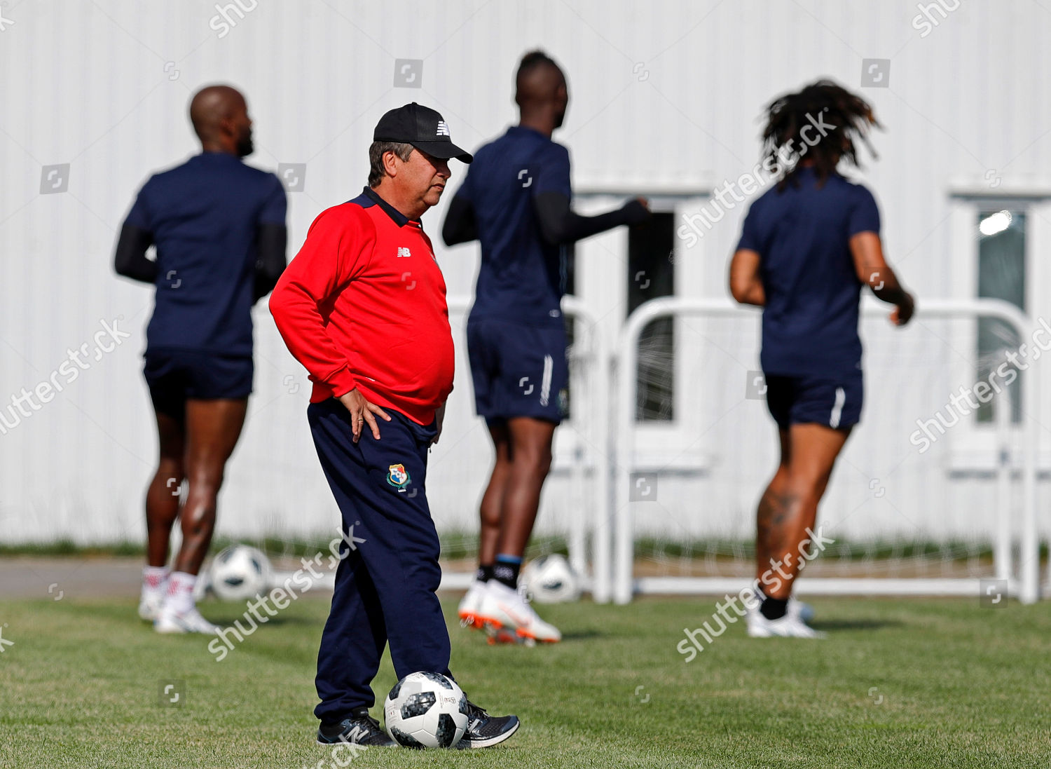 Panama Head Coach Hernan Gomez During Editorial Stock Photo - Stock ...