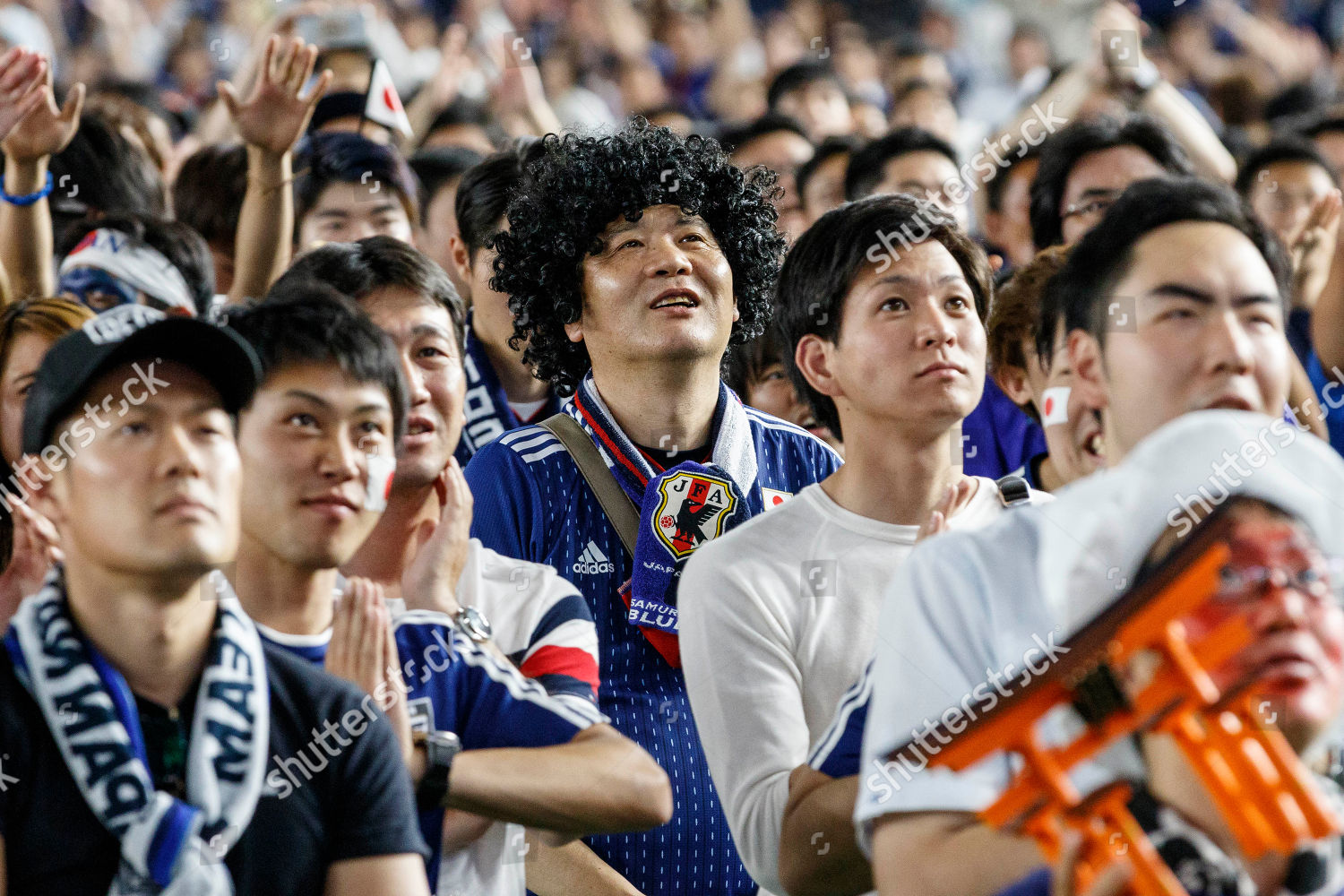 Japanese Soccer Fans Watch Fifa World Editorial Stock Photo - Stock ...