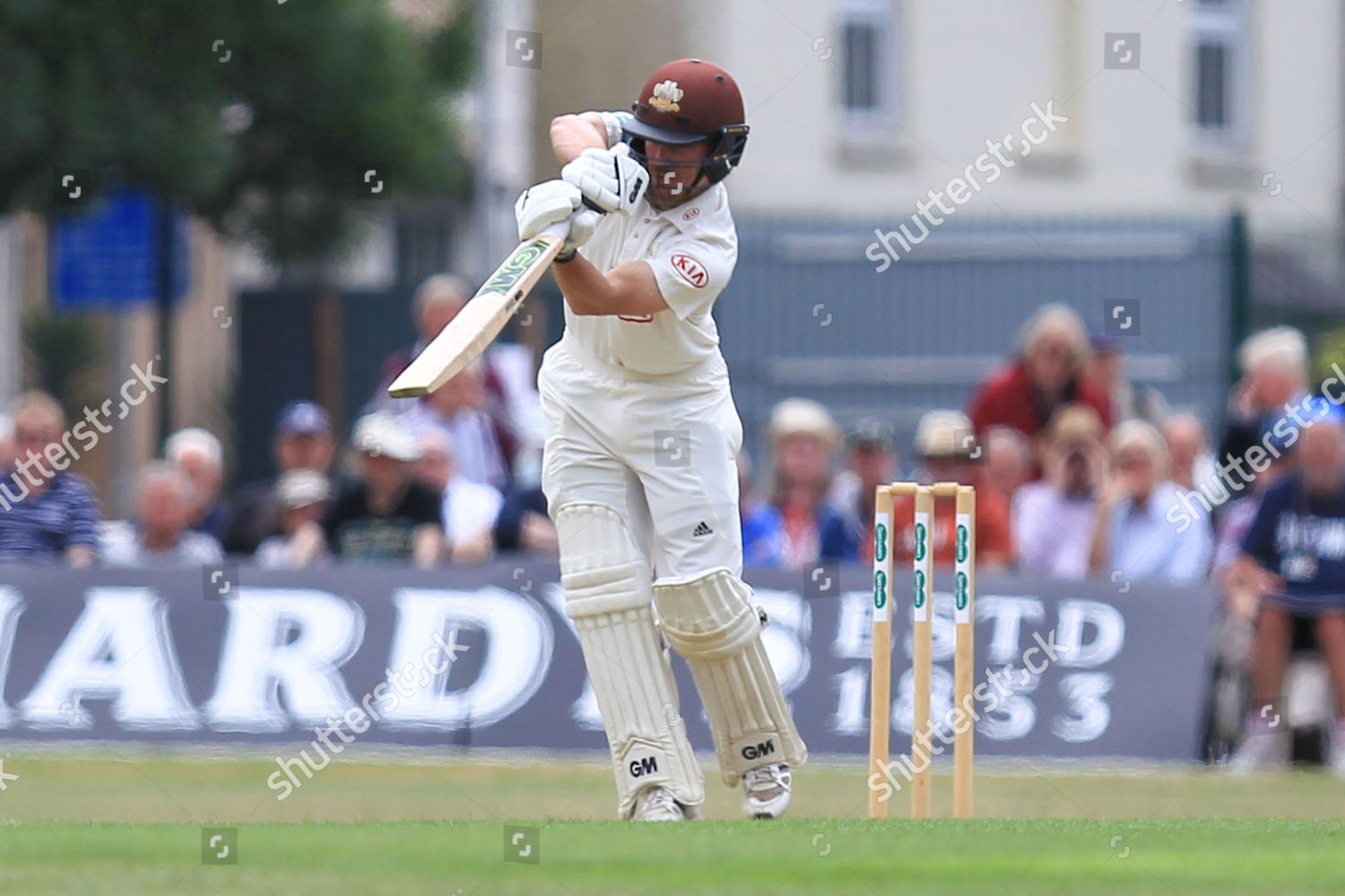 Rory Burns Surrey Batting Action During Editorial Stock Photo - Stock ...