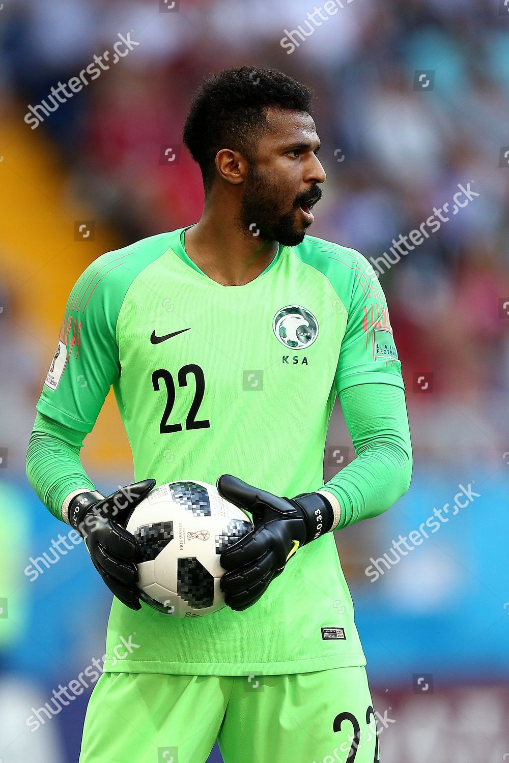Goalkeeper Mohammed Alowais Saudi Arabia Editorial Stock Photo - Stock ...